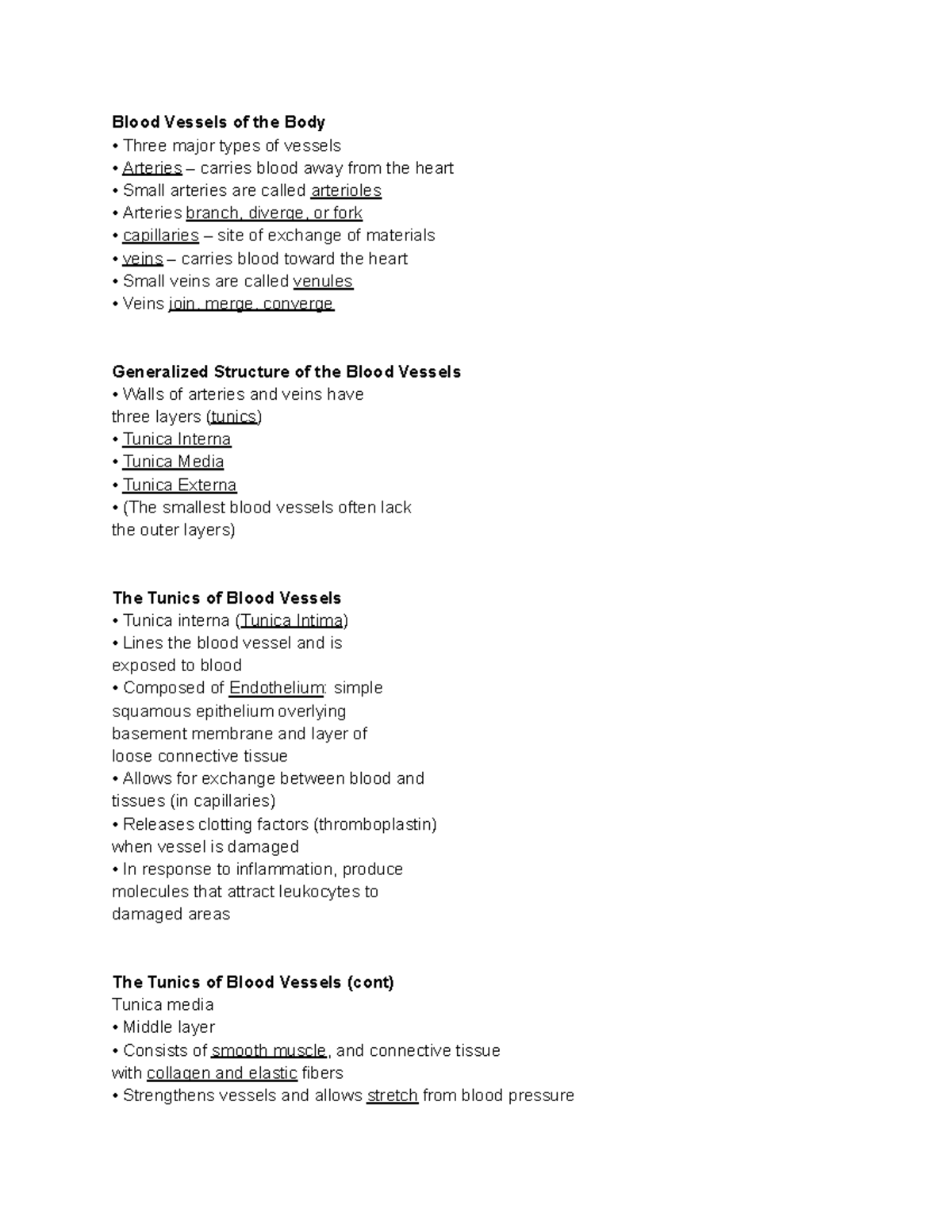 Lecture Notes: A&P2 - Hemodynamics and Blood Flow Principles - Studocu