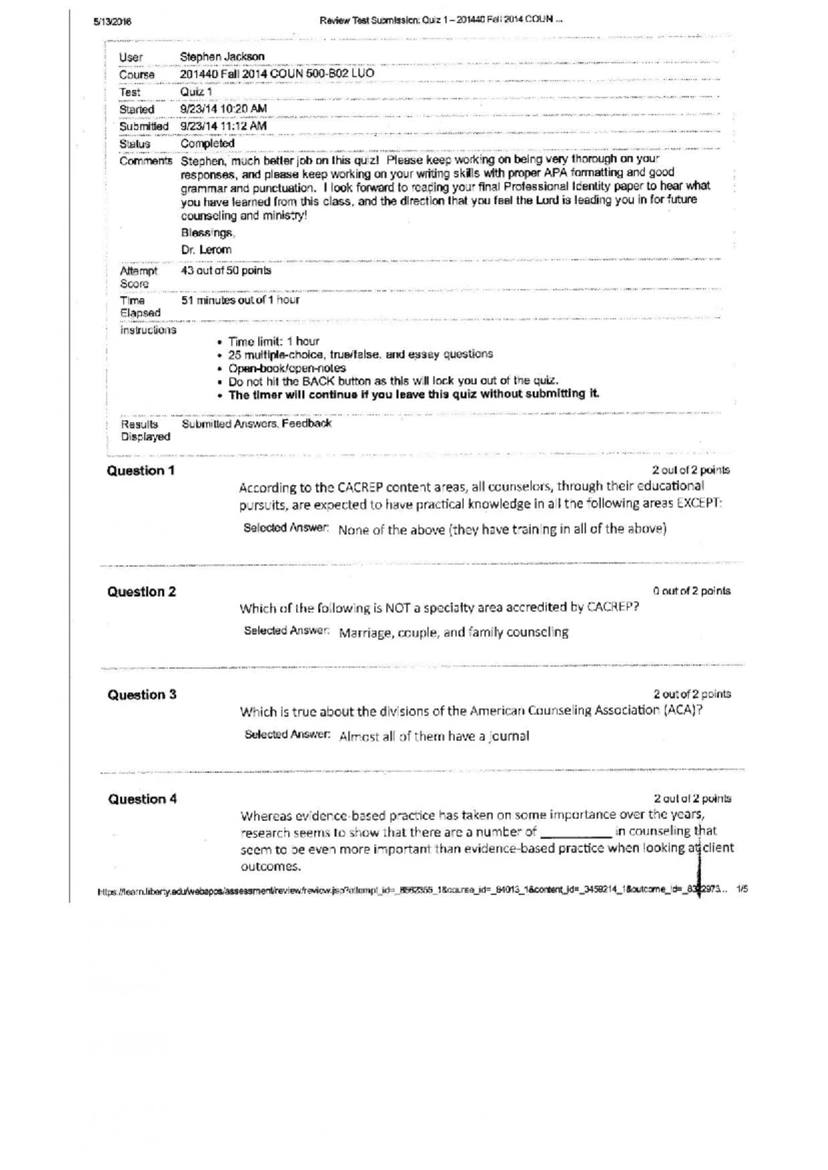 Legal & Ethical Considerations Quiz 500 Study Guide - Studocu