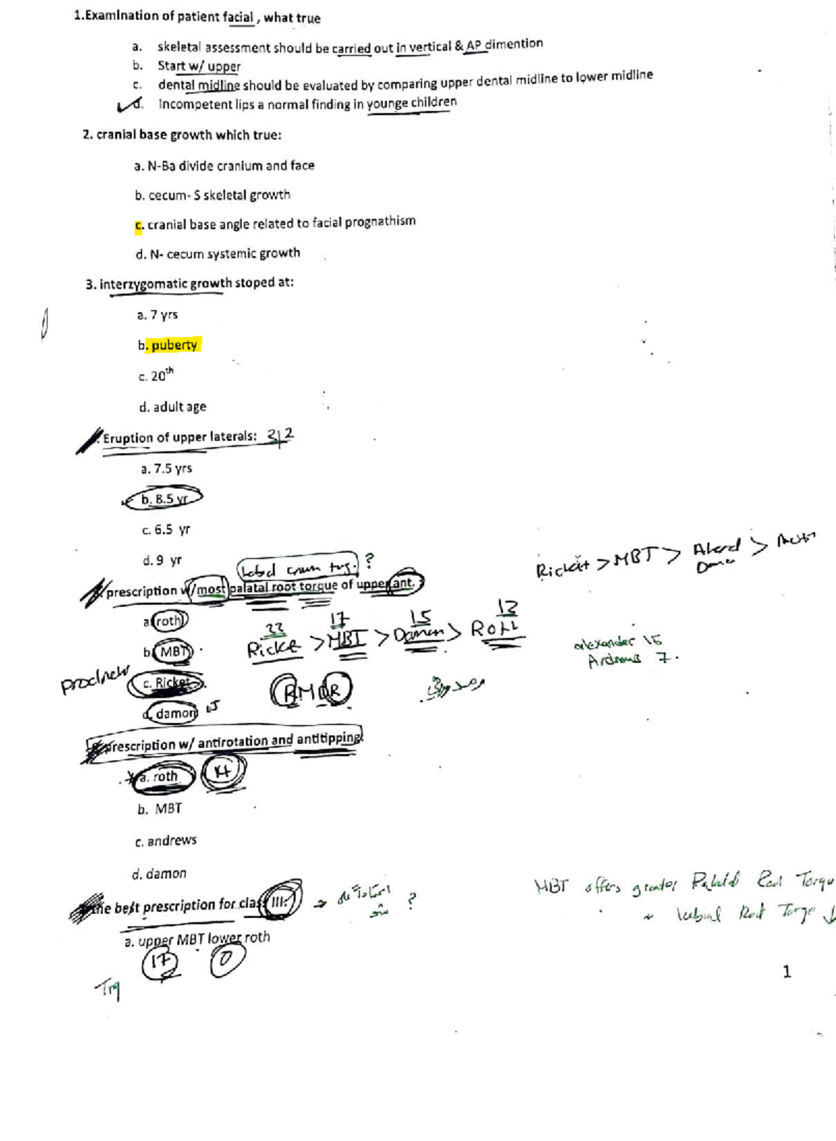 2nd Year Exam Review: Past Papers and Key Concepts - Studocu