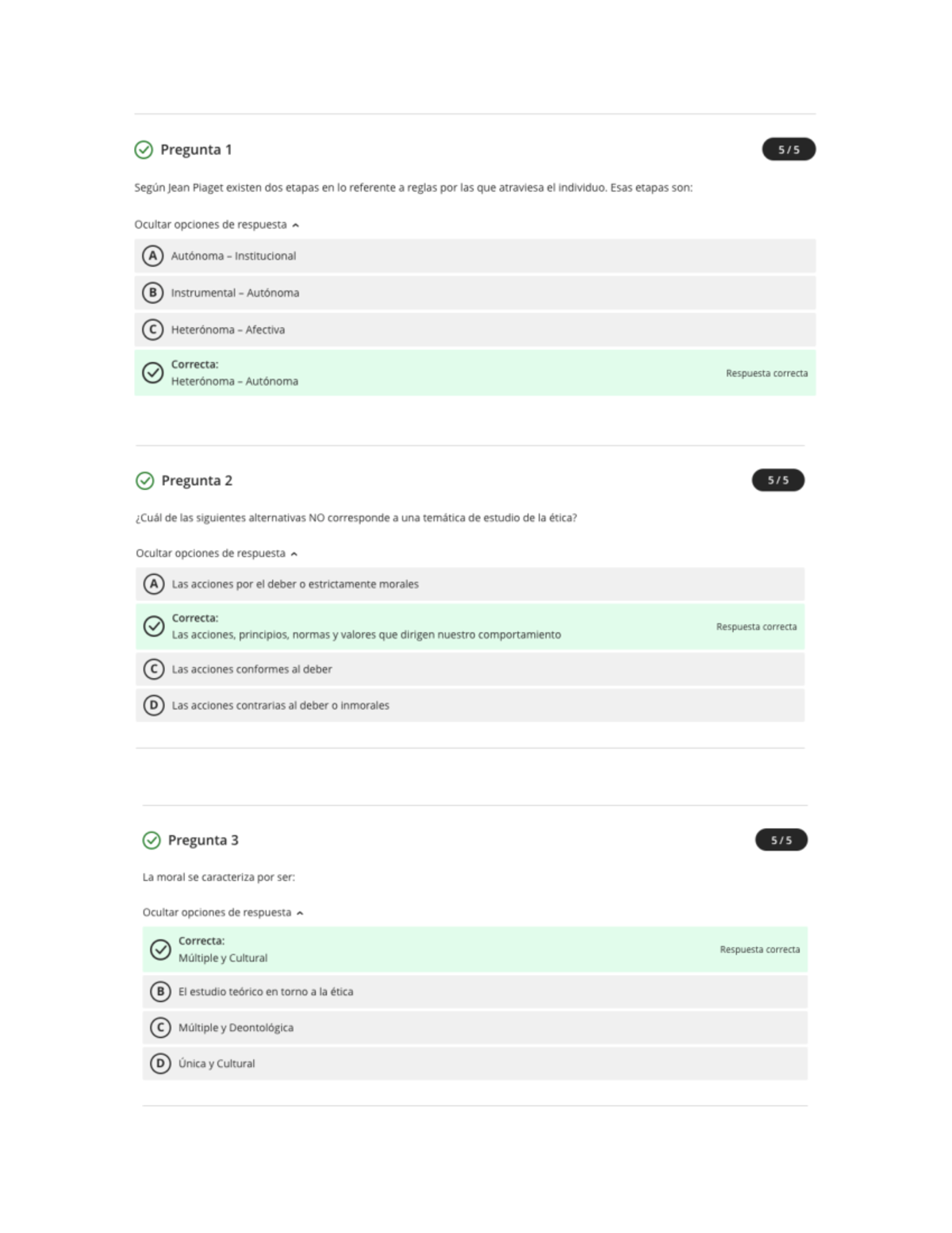 ÉTICA Profesional: 203-CED-3EVAS - Preguntas y Respuestas Clave - Studocu