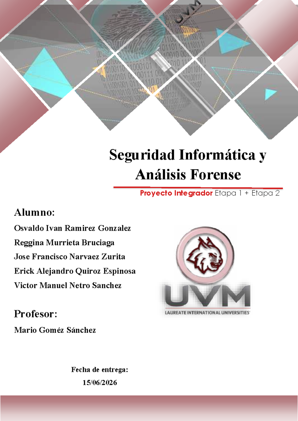 Proyecto Integrador Etapa 2: Seguridad Informática y Análisis Forense ...