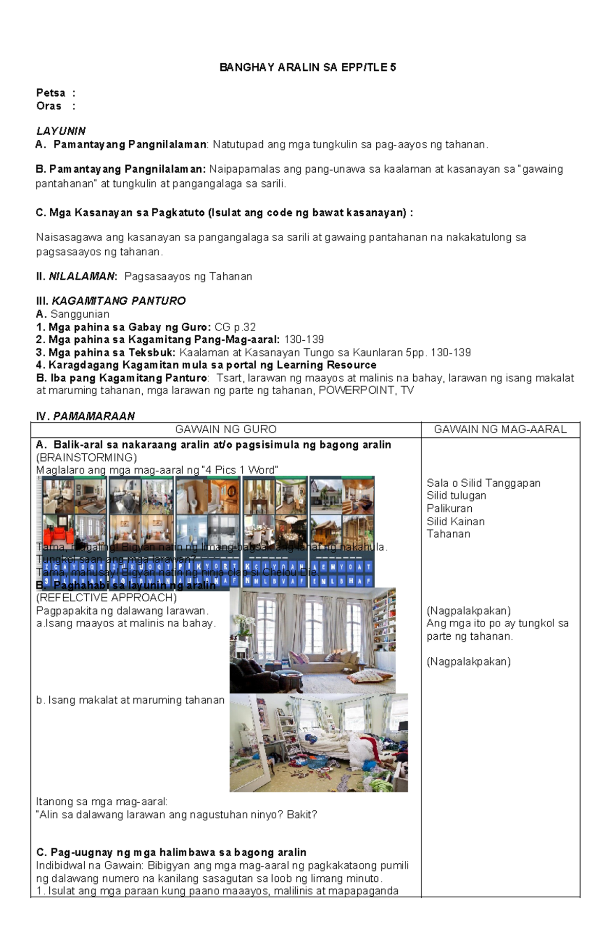 Pdfcoffee - this will help you gain more understanding about the EPP - BANGHAY ARALIN SA EPP/TLE ...