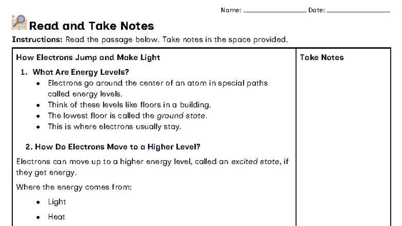 Spectroscopy Notes: Understanding Electrons and Light (SCI 101) - Studocu