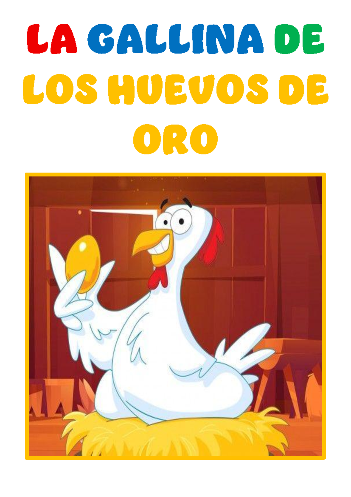 Fábula: La Gallina de los Huevos de Oro - Studocu