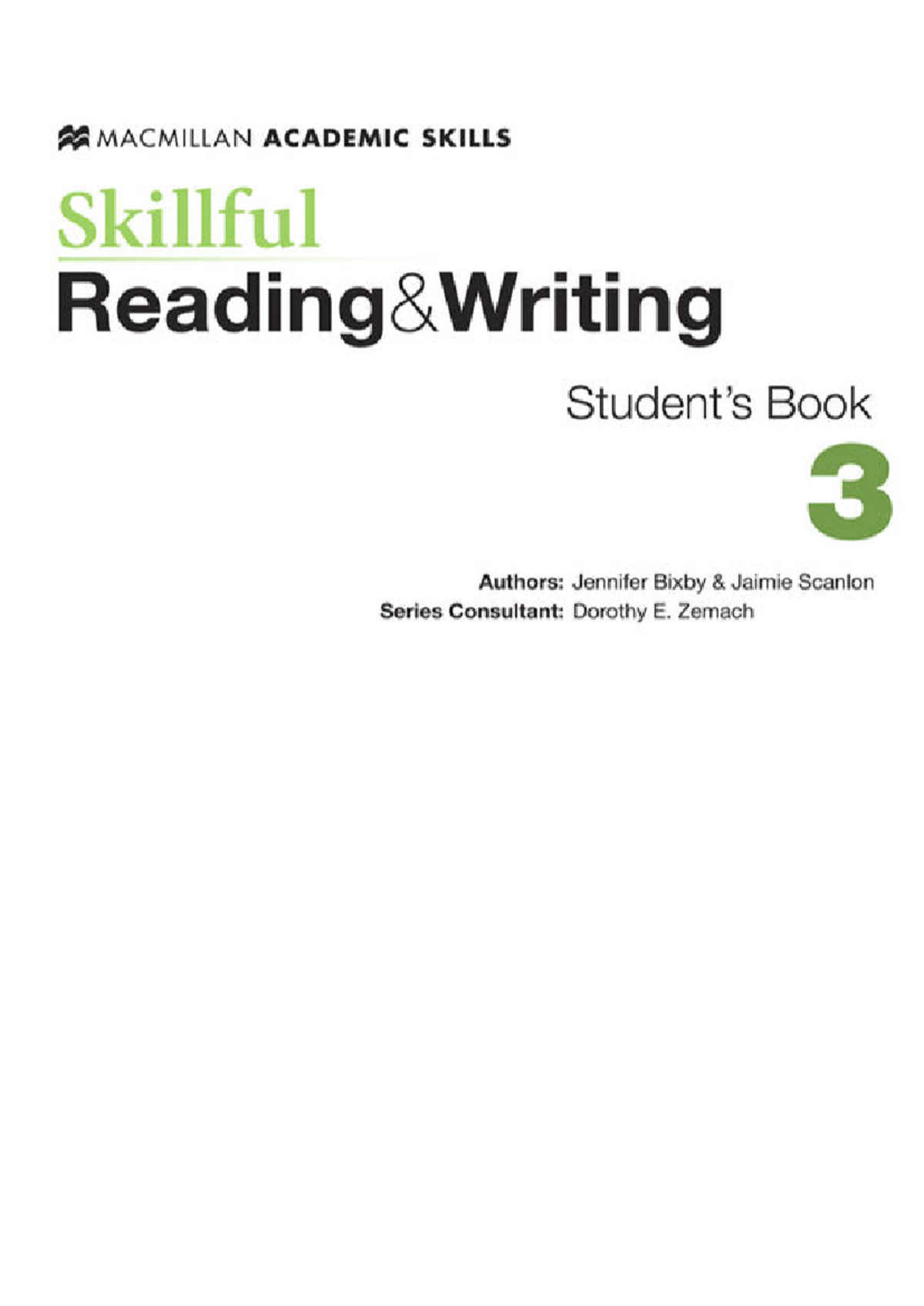 Skillful Reading and Writing 3 Upper int - Machine learning - Studocu