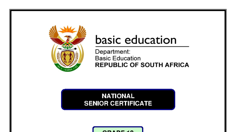 Economics P1 NSC Grade 12 November 2022 Exam Paper - Studocu