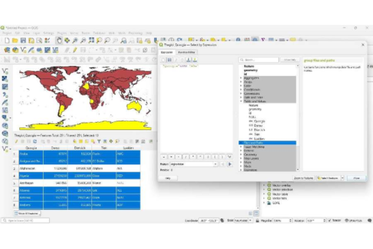 QGIS Project Overview: Layer Settings & Data Management (Course Code: 1 ...