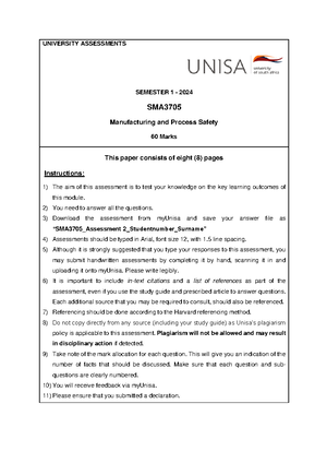 [Solved] SECTION B QUESTIONS MNO2603 ASSESSMENT 3 2025 Read through the ...