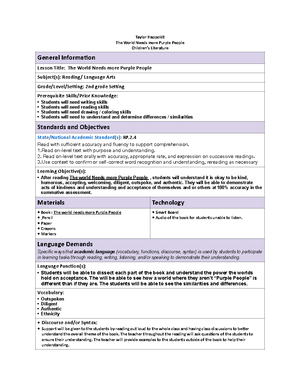 LVM2 Task 2 Writing - passed lesson plan - LVM2 Task 2 : The Water ...