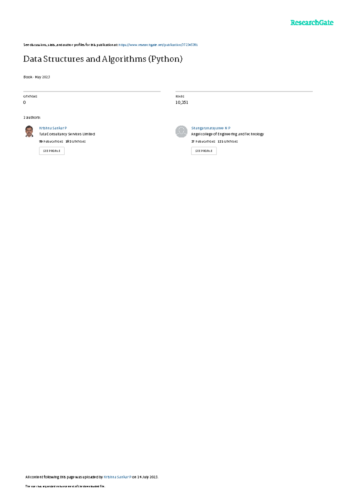 CD3291 Data Structures & Algorithms Overview (Python) - Studocu