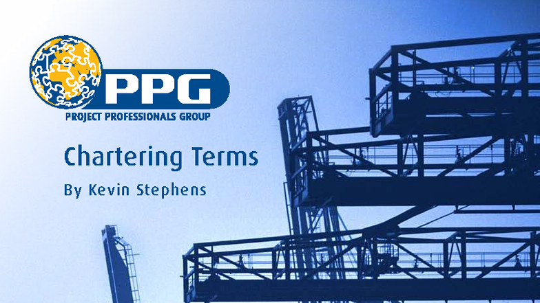 Chartering Terms Glossary for PPG Course - Studocu