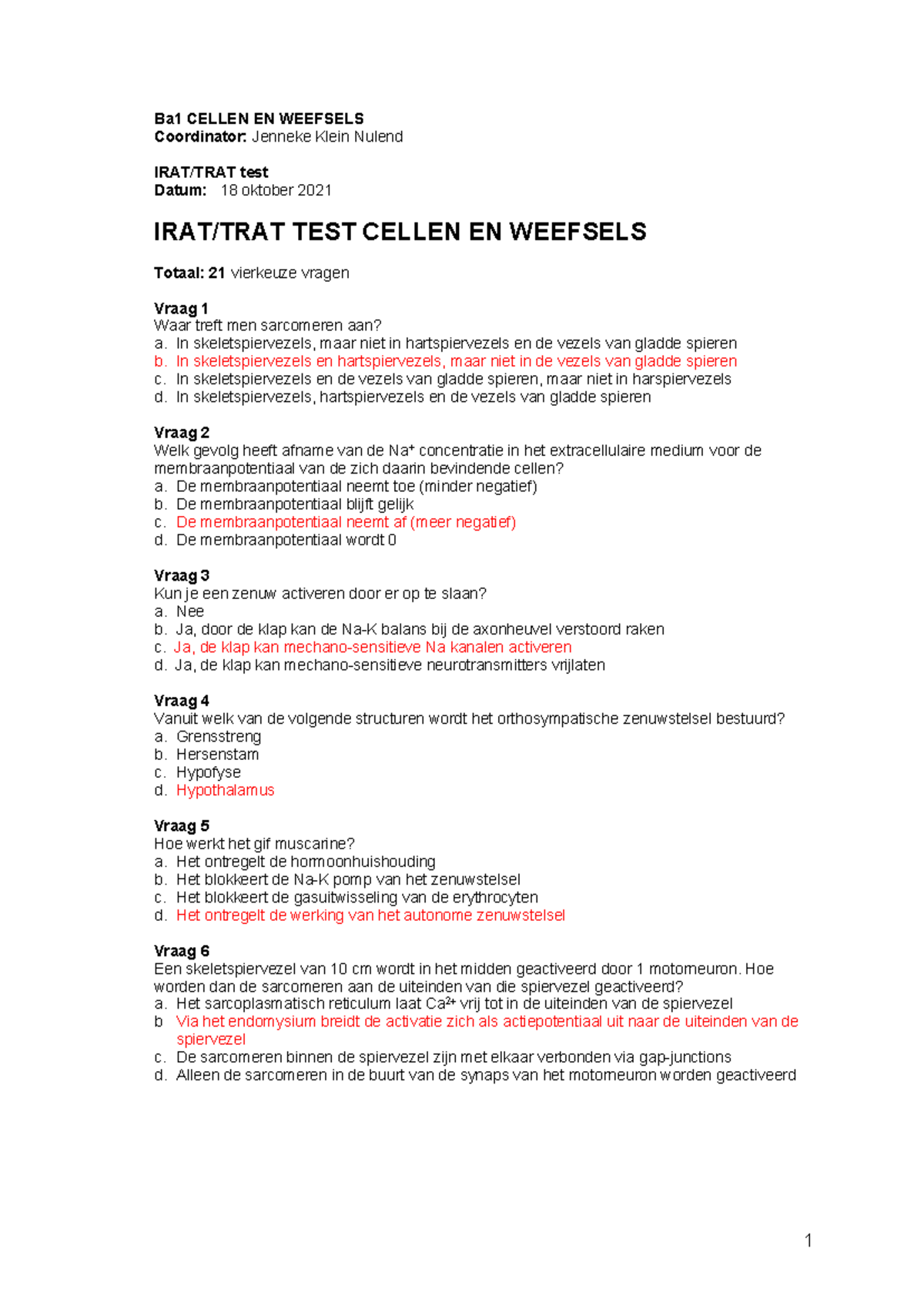 IRAT-TRAT Cellen en Weefsels 2021 canvas R1 - Studeersnel