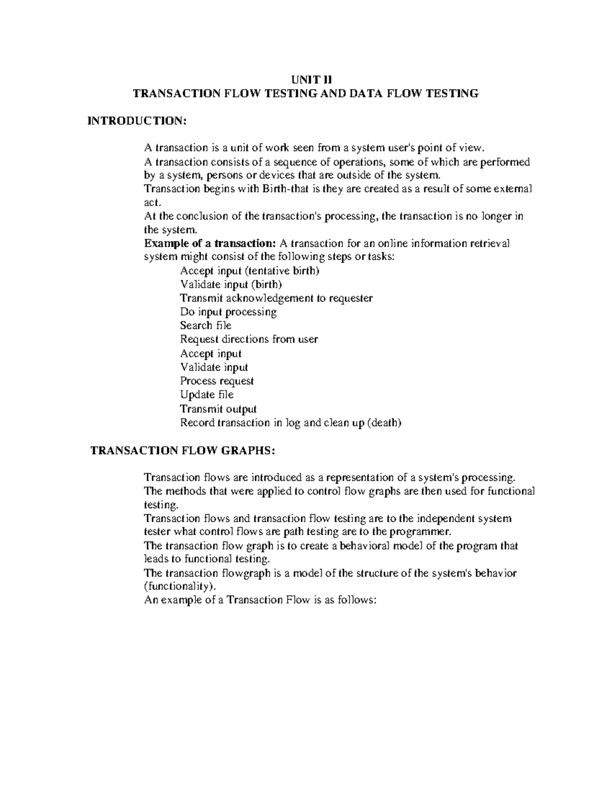 Data Flow Testing Strategies Anomalies And Coverage Techniques Cs101