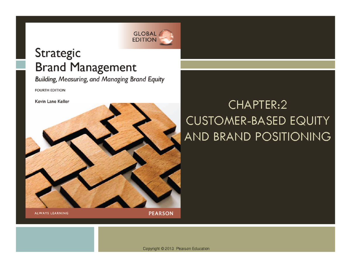 Chapter 2 Customer-Based Brand Equity and Brand Positioning - Copyright ...