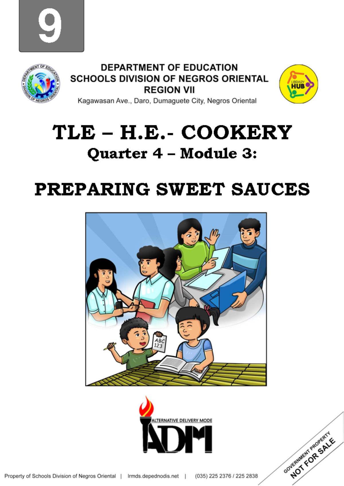 HE Cookery-G9 Q4 Module 3: Preparing Sweet Sauces Guide - Studocu