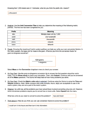 Physics - Grade: 10 - High School - Canada - Studocu