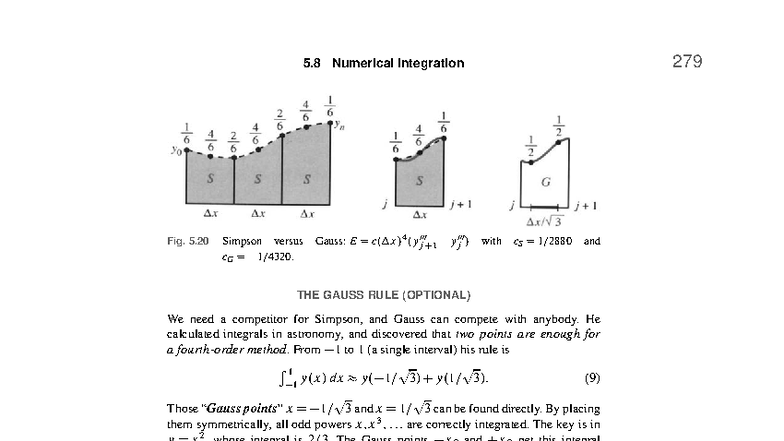 CH5 Part 17 - Calculus Notes: Numerical Integration Techniques - Studocu