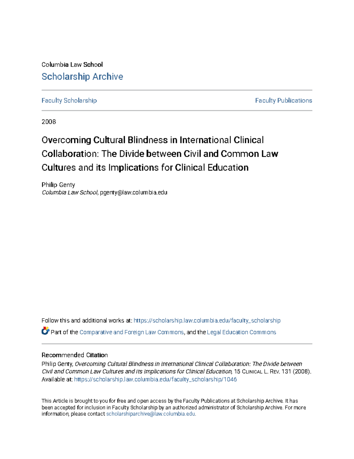 Overcoming Cultural Blindness in International Clinical Collaboration ...