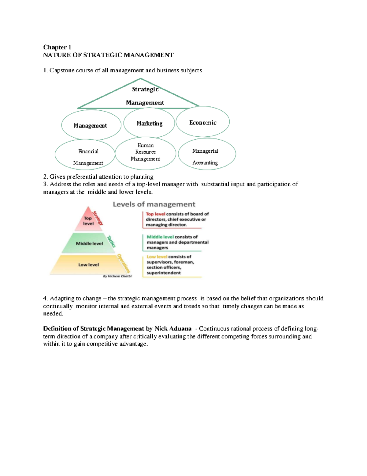 Strategic Management Overview: Key Concepts and Insights (MGT 101 ...