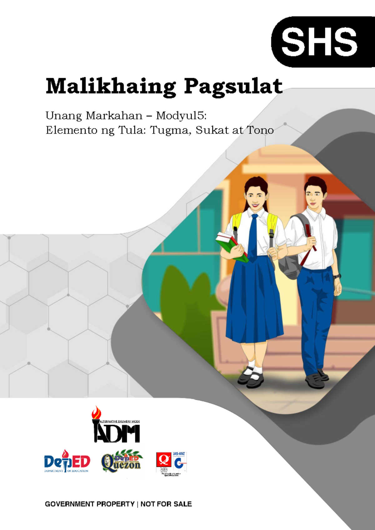 Baitang 11: Modyul 5 sa Malikhaing Pagsulat - Elemento ng Tula: Tugma ...