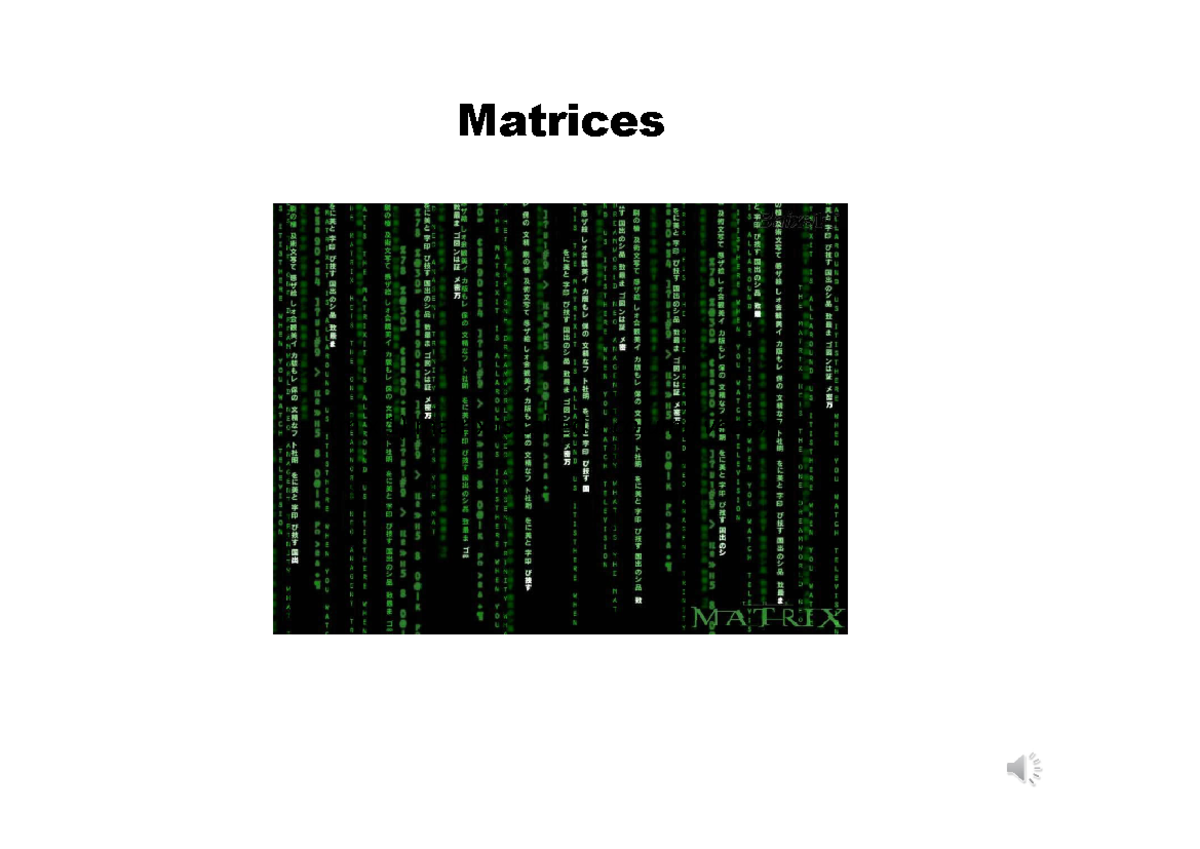 Matrix Algebra Principles and Applications (Course Code: MATH301 ...