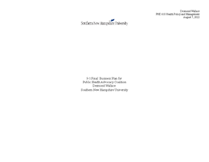 [Solved] Write a short paper as a graduate student in Public health ...