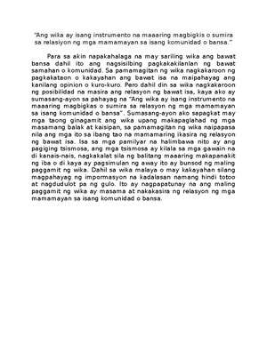 KOM-PAN - Ito ay behikulo ng ekspresyon at komunikasyon. Cambridge ...