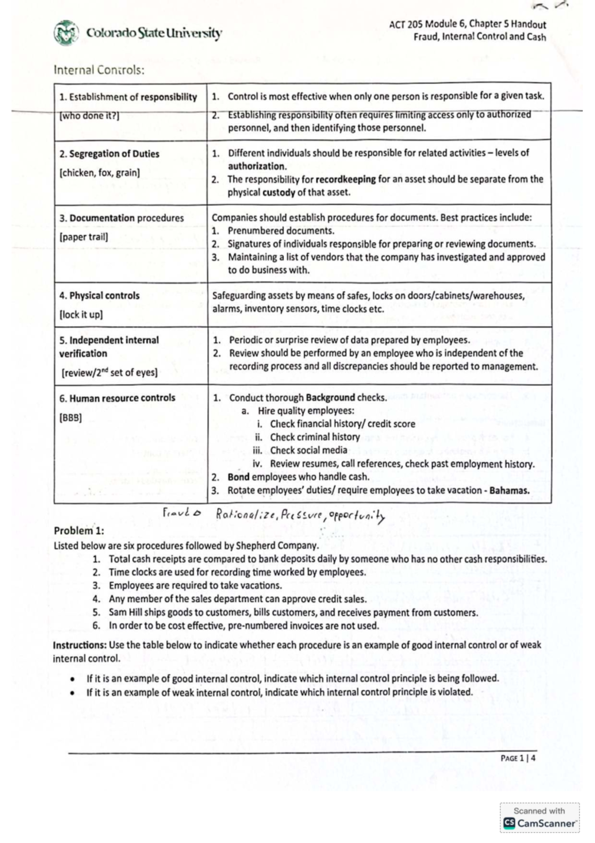 Document Insights and Resources (CRS 2025) - ACT 205 Module 6, Chapter ...