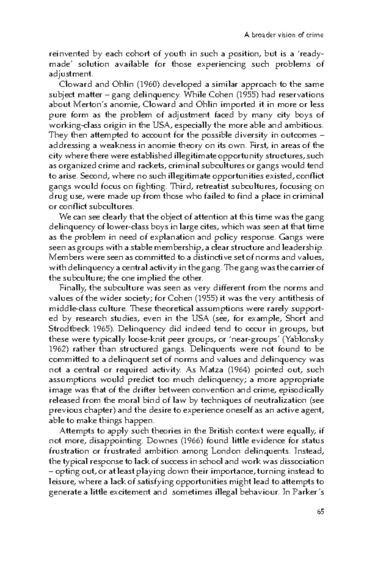 Introducing-criminology-26 - 65 A broader vision of crime reinvented by ...