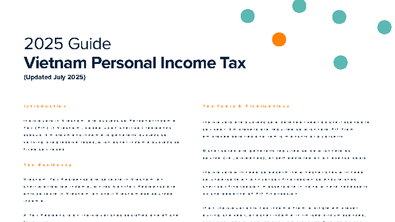 2025 Vietnam Personal Income Tax Guide (Updated July 2025) - Studocu