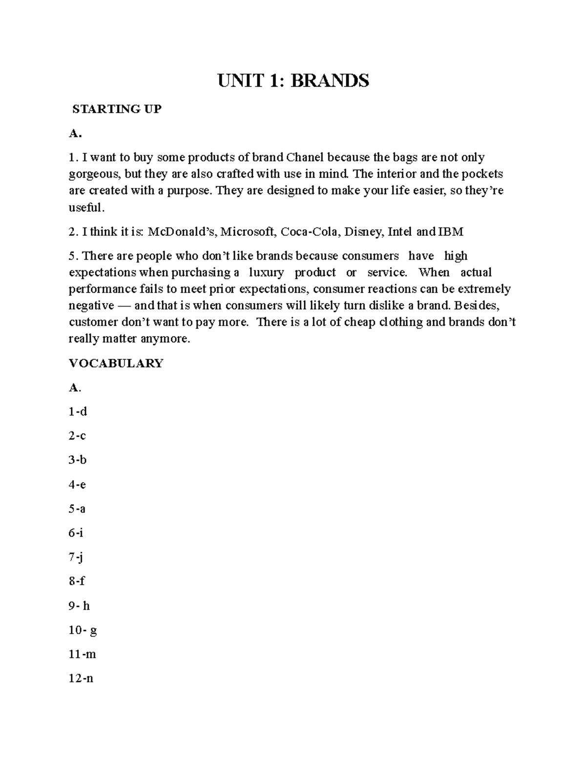 Marketing Concepts: Unit 1 - The Role of Brands in Consumer Choices ...
