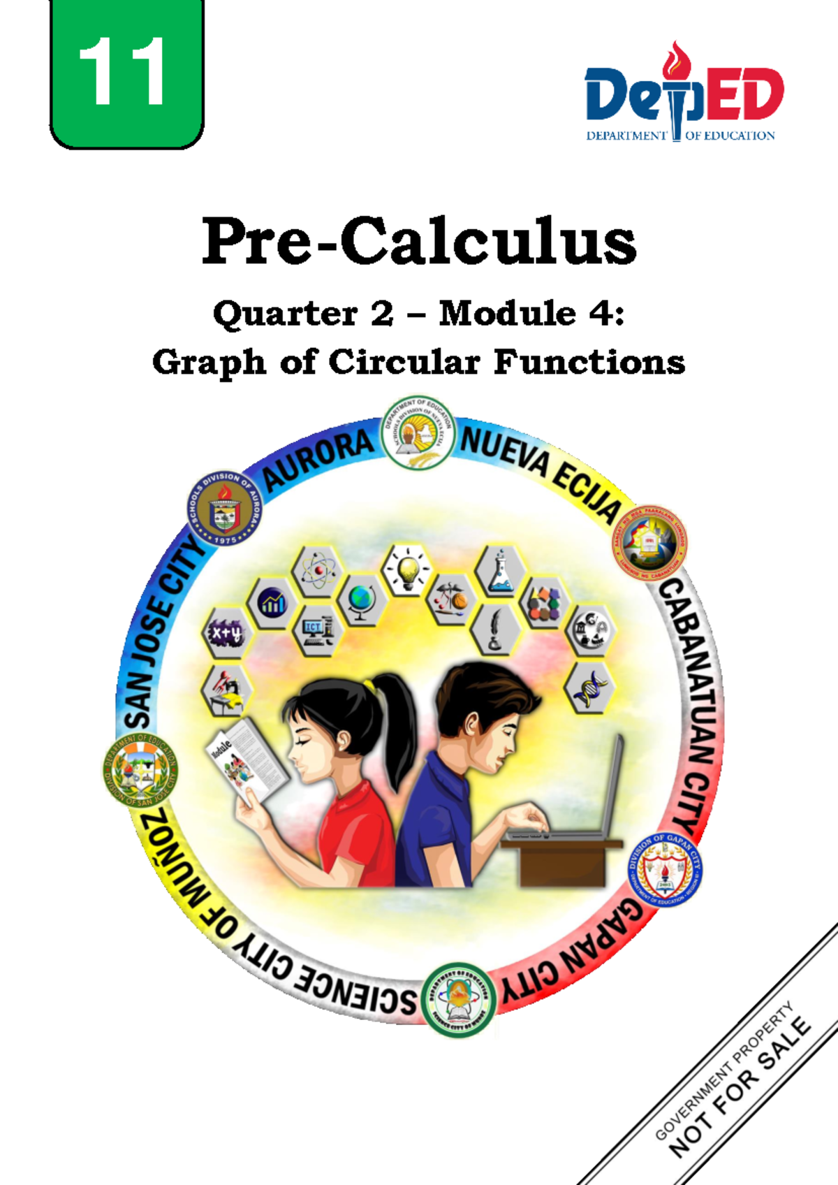 Precalculus 11 Q2 Module 4: Circular Functions Graphs Final Copy - Studocu