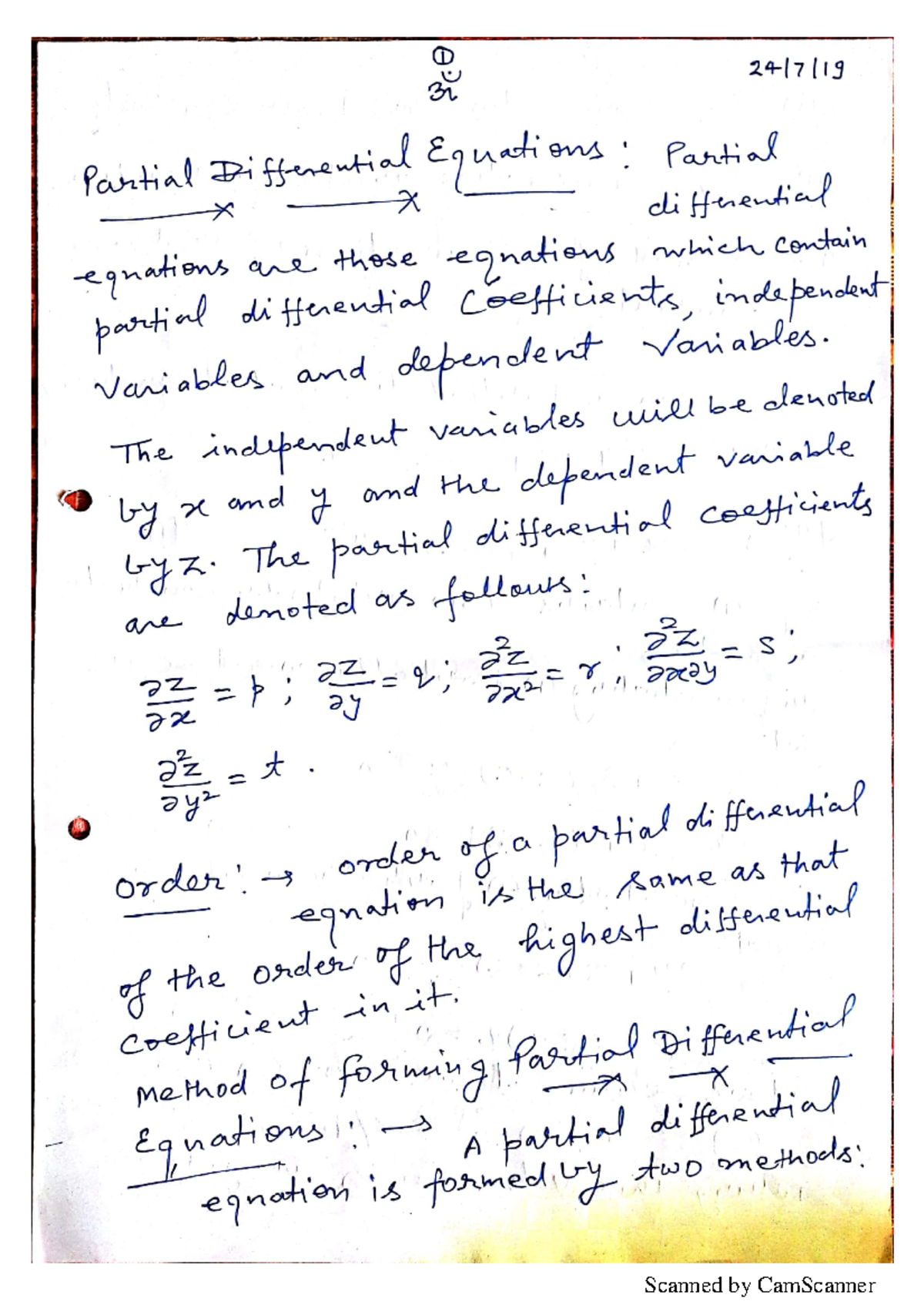 Maths Lect-1 (Unit 1): Introduction to Partial Differential Equations ...