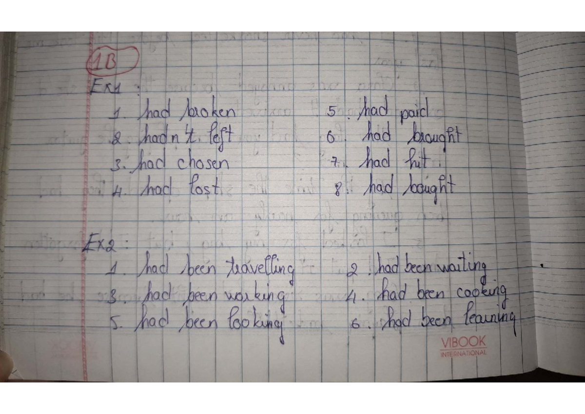 B1 - Past Perfect and Used To Exercises - Studocu