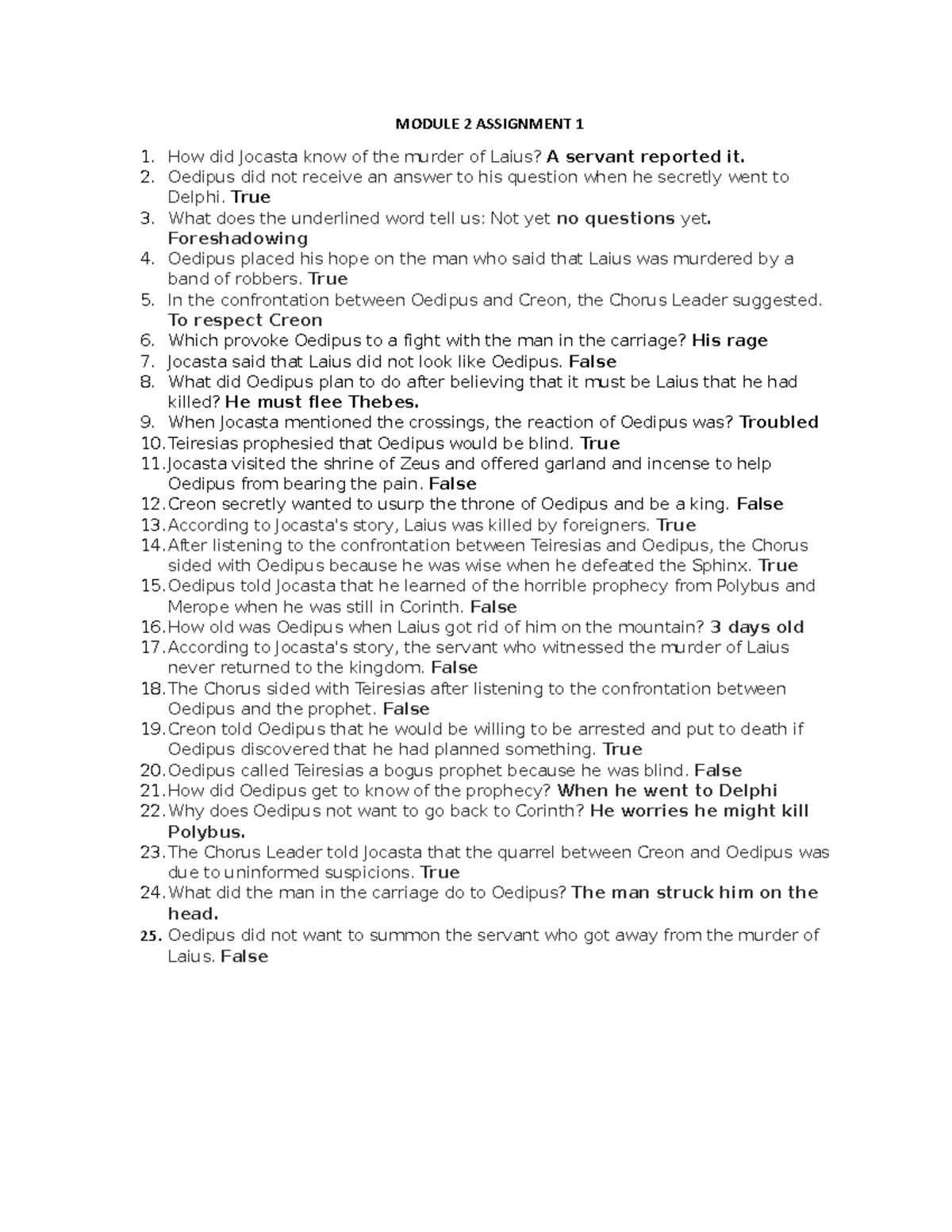 Great Books Module 2 - aaaaaaaaaaaaaaaaaaaaaaaaa - MODULE 2 ASSIGNMENT ...