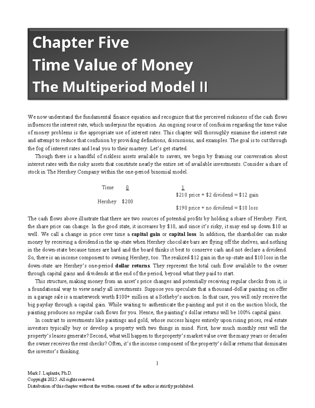 Chapter 5: Time Value of Money - The Multiperiod Model II (FIN 101) - Studocu