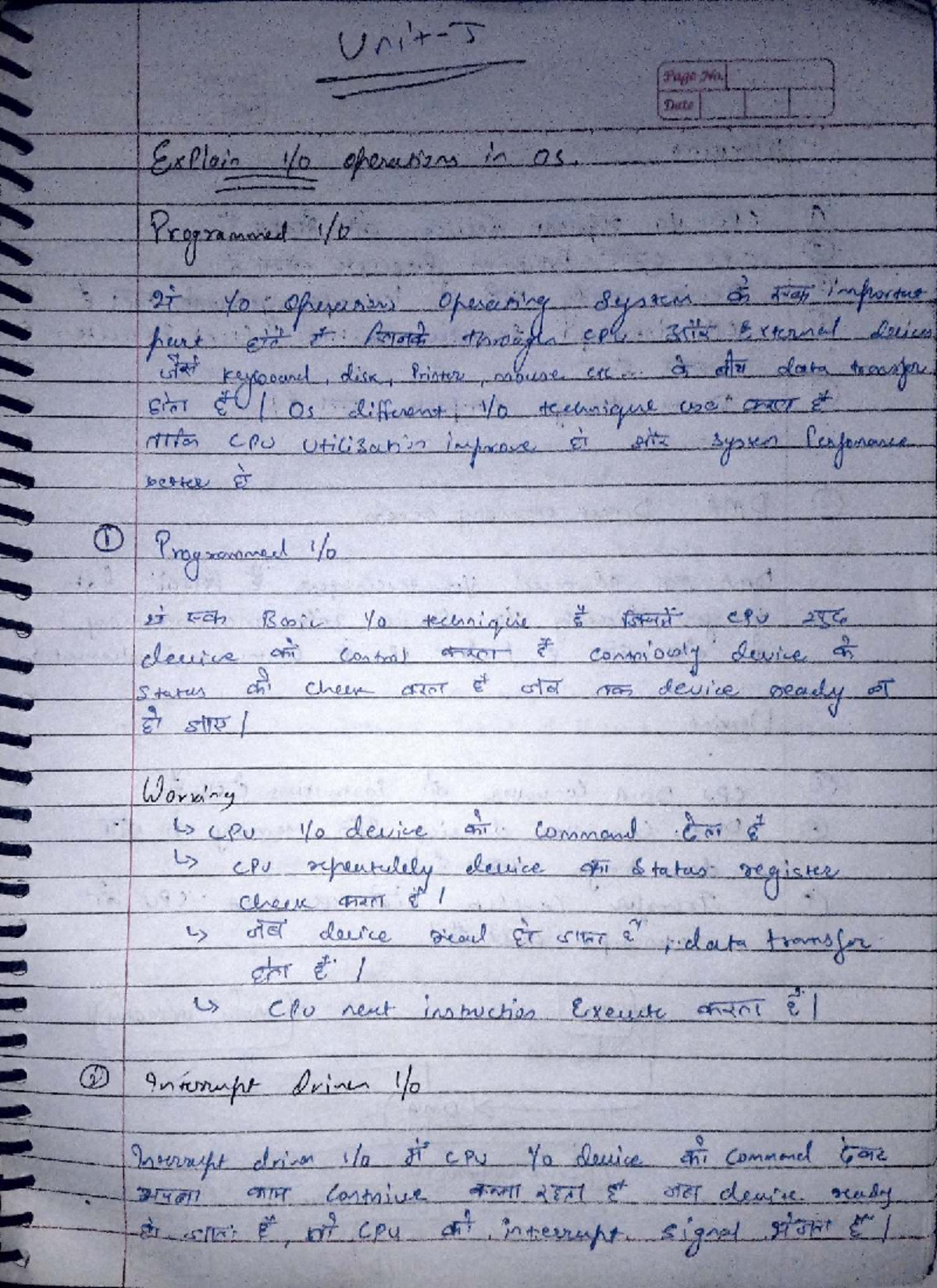 OS 05: Operations in Operating Systems - Techniques & Performance - Studocu