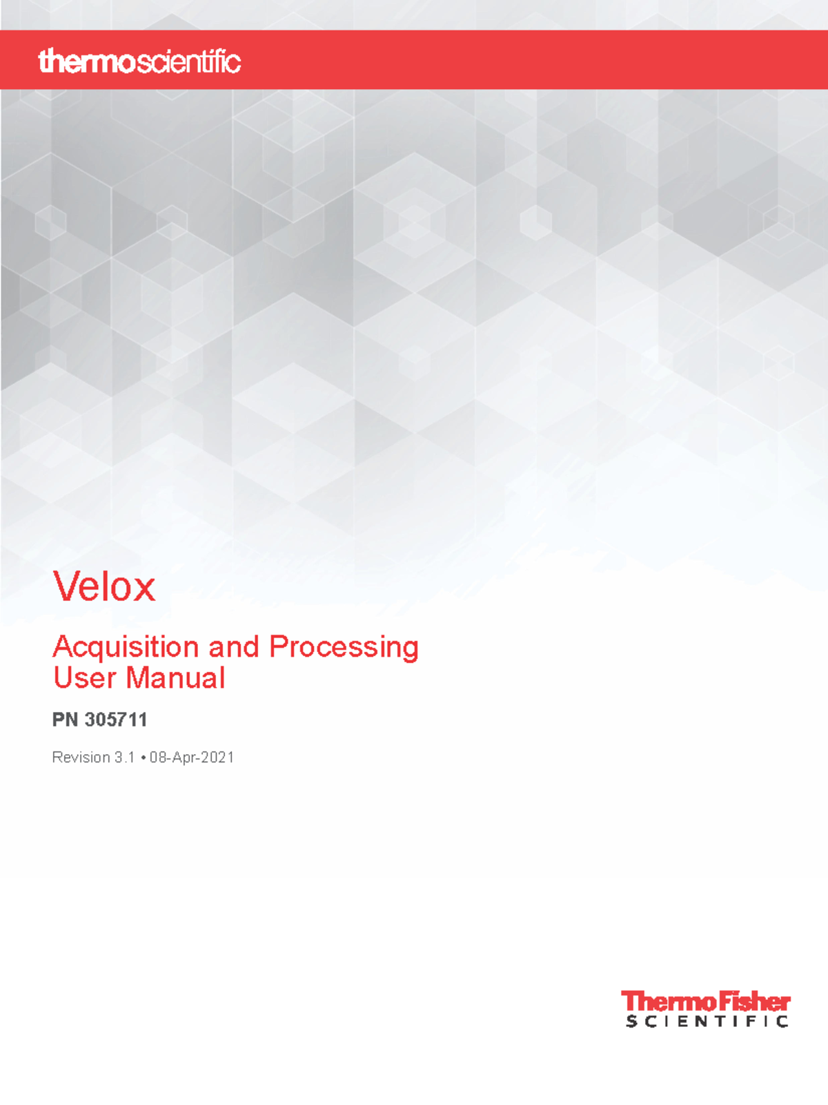 Velox 3.1 User Manual: Features and Functions Overview - Studocu