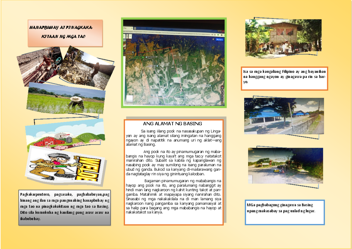 Travelogue- Basing-ES - Pagkakarpentero, pagsasaka, pagbababuyan,pag ...