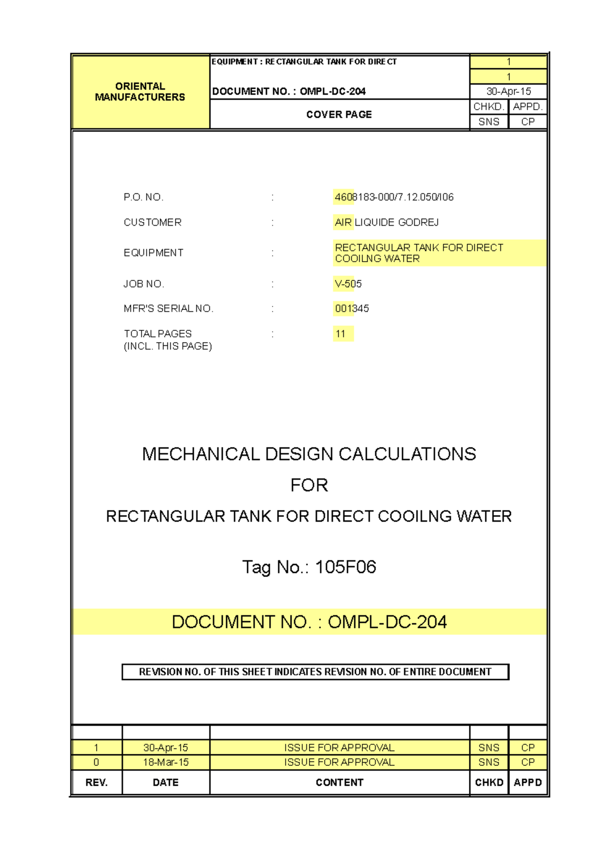 Design Calculations for Rectangular Tanks Using Roark's Formulas - Studocu