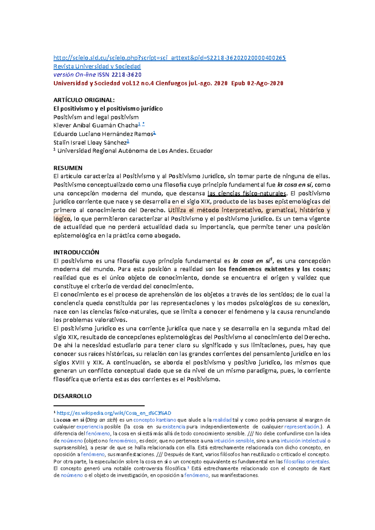 Positivismo y Positivismo Jurídico: Un Análisis Crítico y Actual (LZ ...