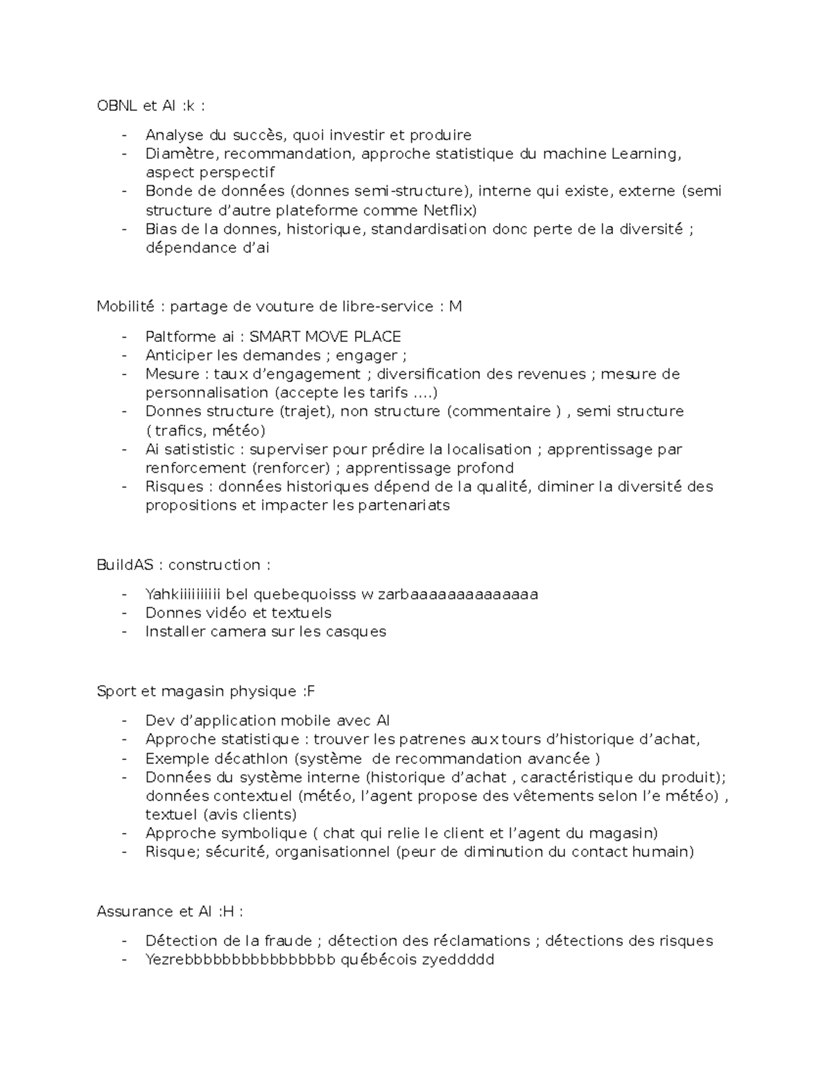 Analyse du Succès de l'IA : Investissements et Recommandations - AI S10 ...