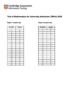 TMUA 2022 paper 2 worked answers - Worked Solutions Test of Mathematics ...