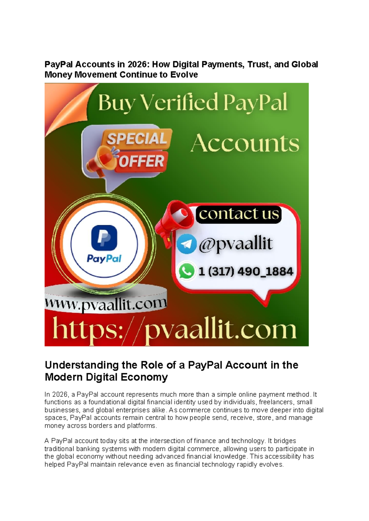 PayPal Accounts in 2026: Trust, Security, and Digital Economy Insights ...