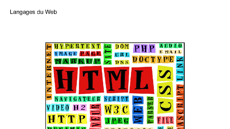 Langages du Web 1: Support de Cours HTML et CSS pour Dév Web - Studocu