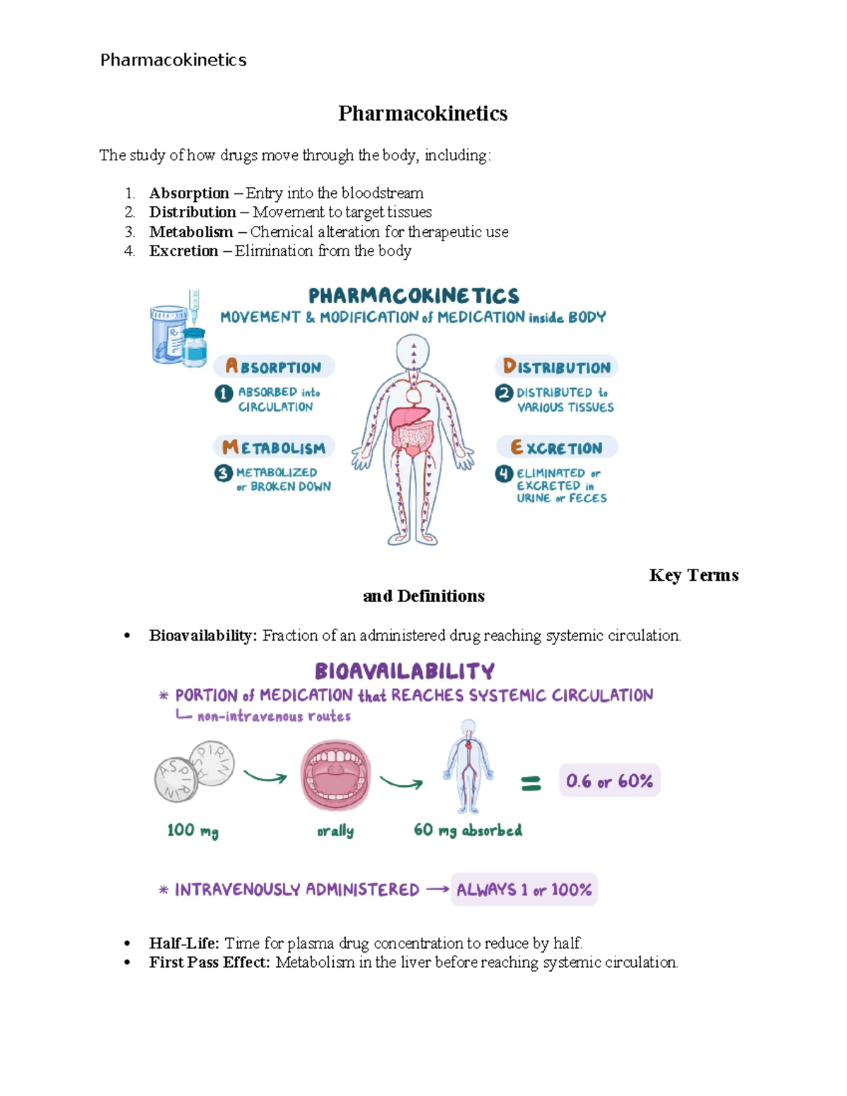 Pharmacokinetics Overview: Absorption, Distribution, Metabolism ...