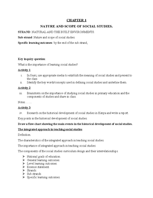 FULL Curriculum Studies Notes - NABONGO TEACHERS TRAINING COLLEGE ...