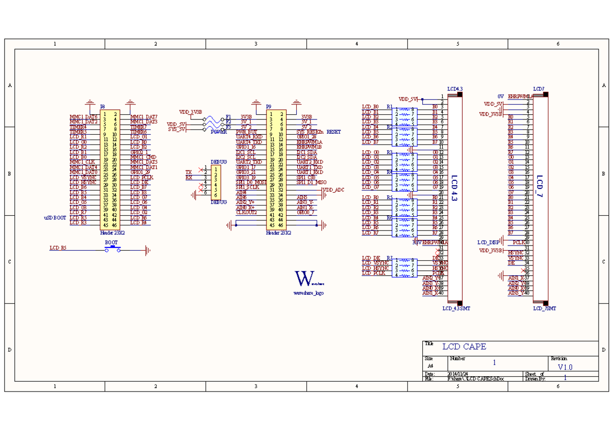 LCD CAPE Schematic - Repair and Measurement Details (COLCD403) - Studocu