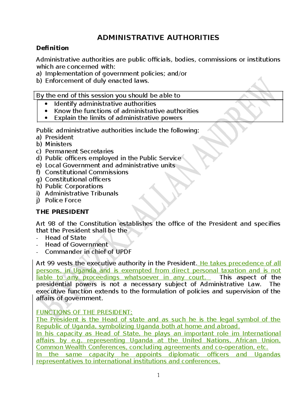 Administrative Authorities - ADMINISTRATIVE AUTHORITIES Definition ...