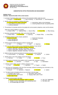 Office Administration - BSOA - PUP - Studocu